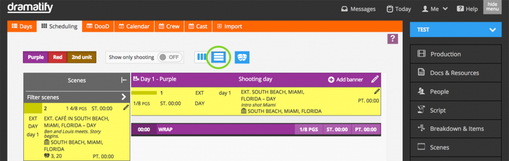 Planning and scheduling your TV or film production
