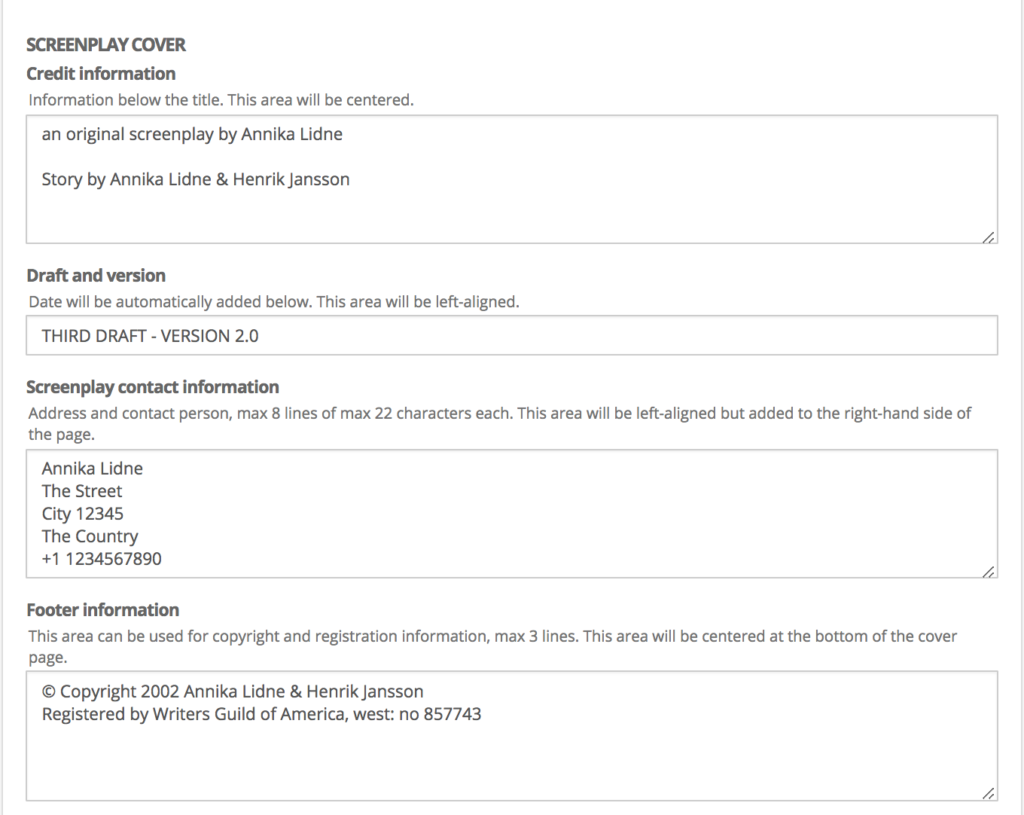 Watermarking Screenplays and Adding a Cover Page for Printing • Dramatify