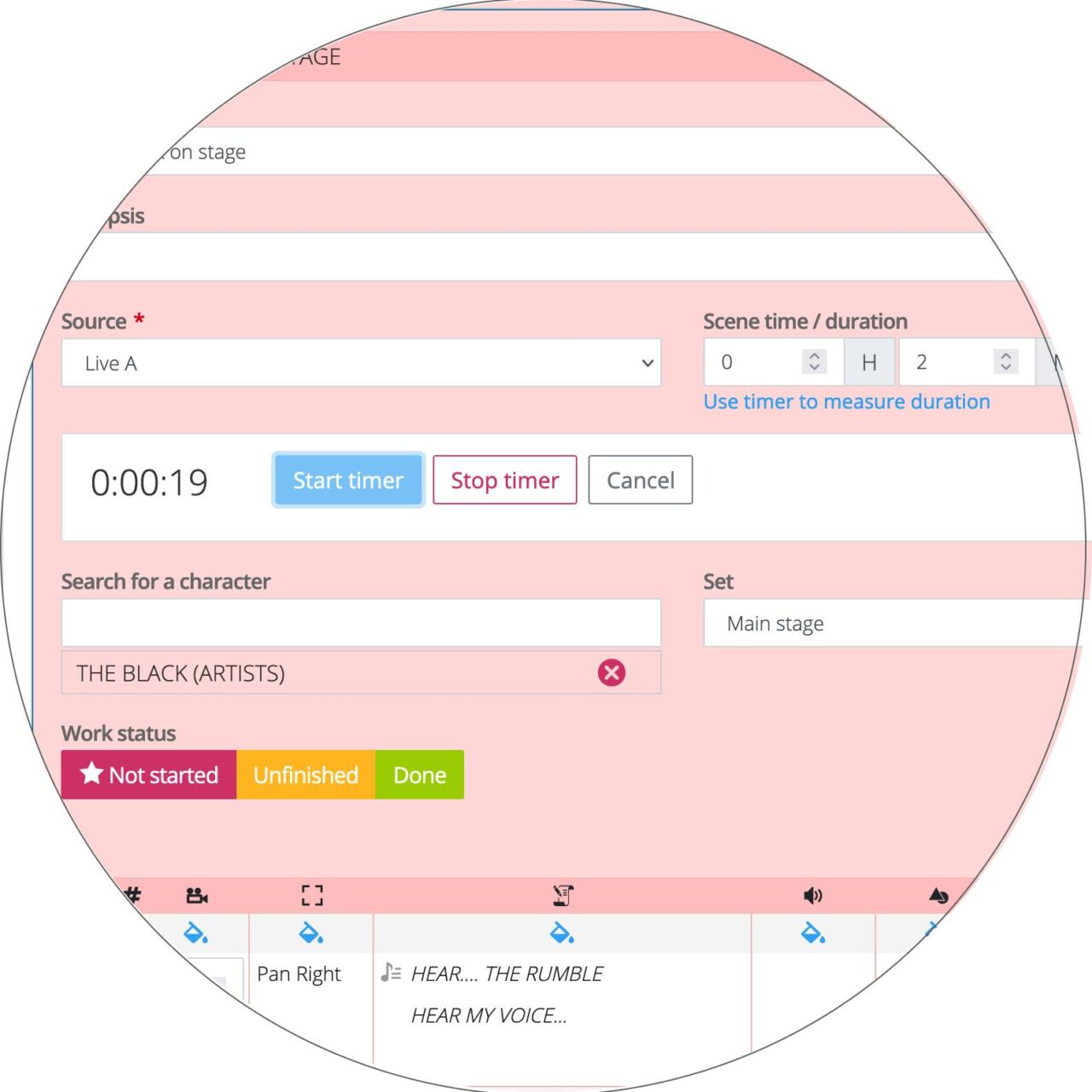 Multi-Camera Rundowns • Dramatify